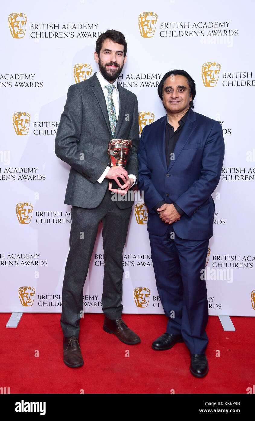 Adam Tyler with the Writer Award for Screwball!, presented by Sanjeev ...