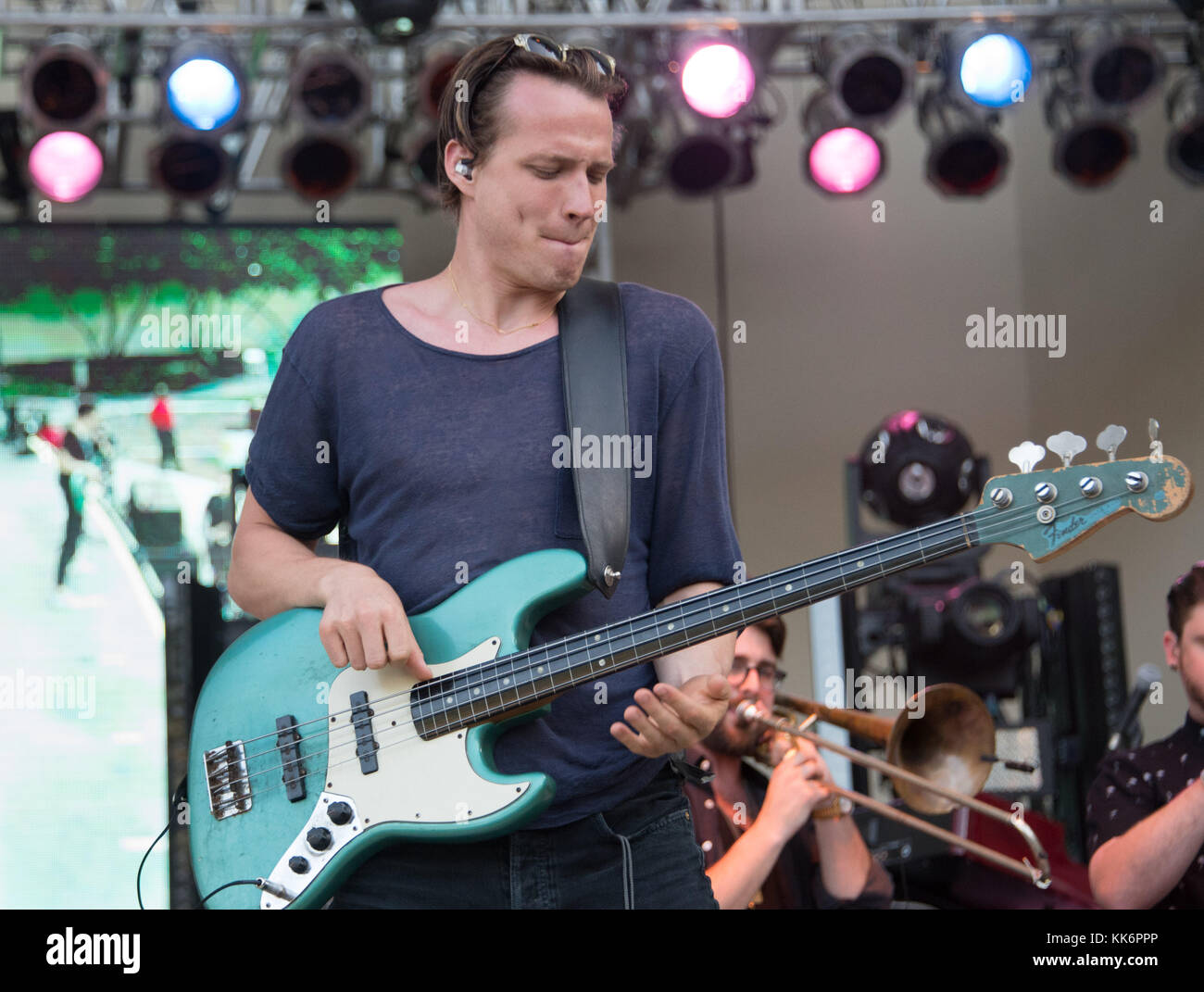 WEST PALM BEACH FL - APRIL 27: Magnus Larsson performs during Sunfest ...