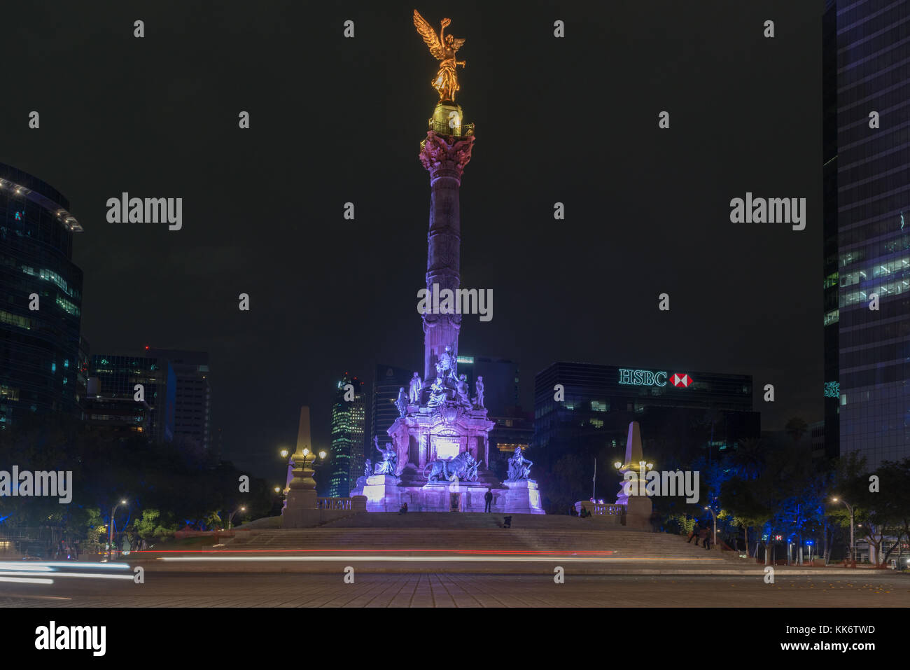 Mexico City, Mexico - July 7, 2013: The Angel of Independence in Mexico ...