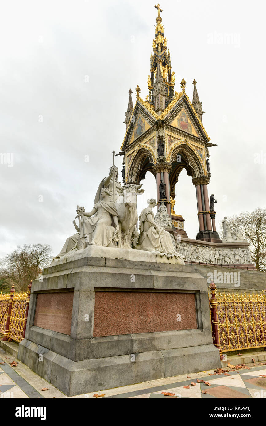 Prince Albert Memorial, Gothic Memorial to Prince Albert in London ...