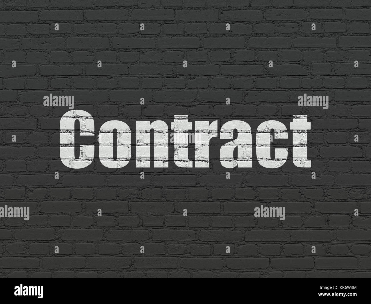 Finance concept: Contract on wall background Stock Photo - Alamy