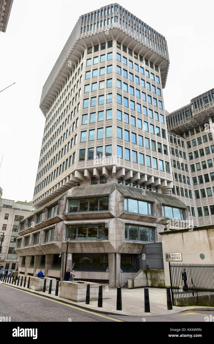 The Ministry of Justice building in London, England, United Kingdom ...