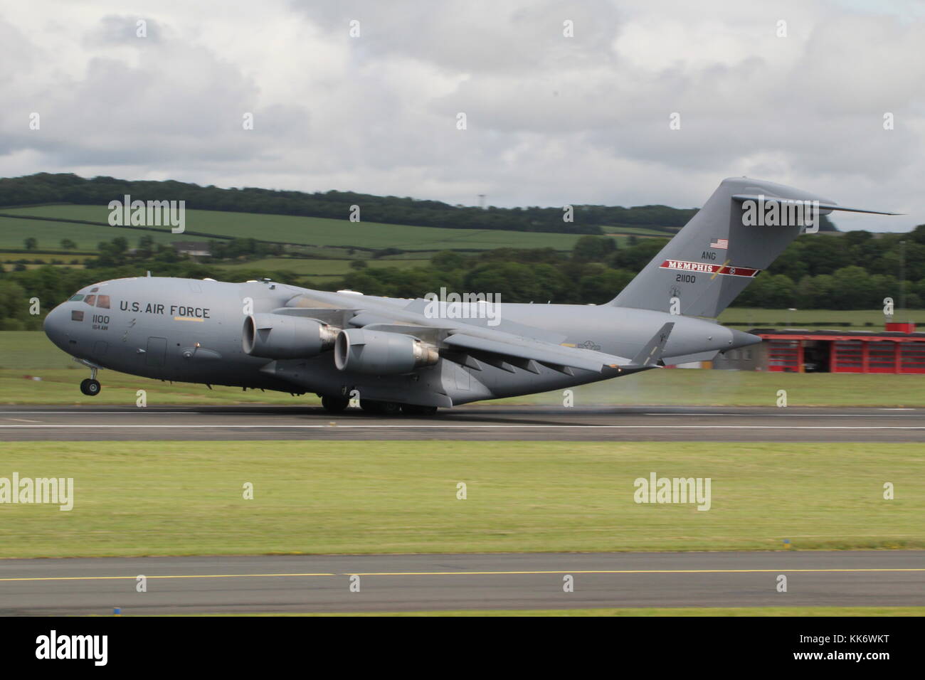 02-1100, a Boeing C-17A Globemaster III operated by the United States ...