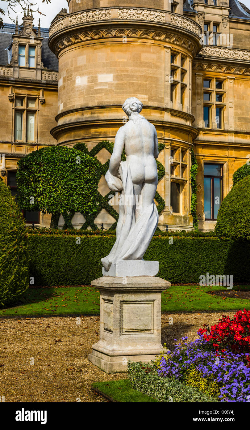 Marble statue at Waddesdon Manor, Buckinghamshire, UK Stock Photo - Alamy