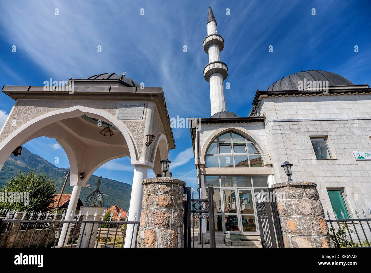 Sultan Mosque in Plav town, Montenegro Stock Photo - Alamy