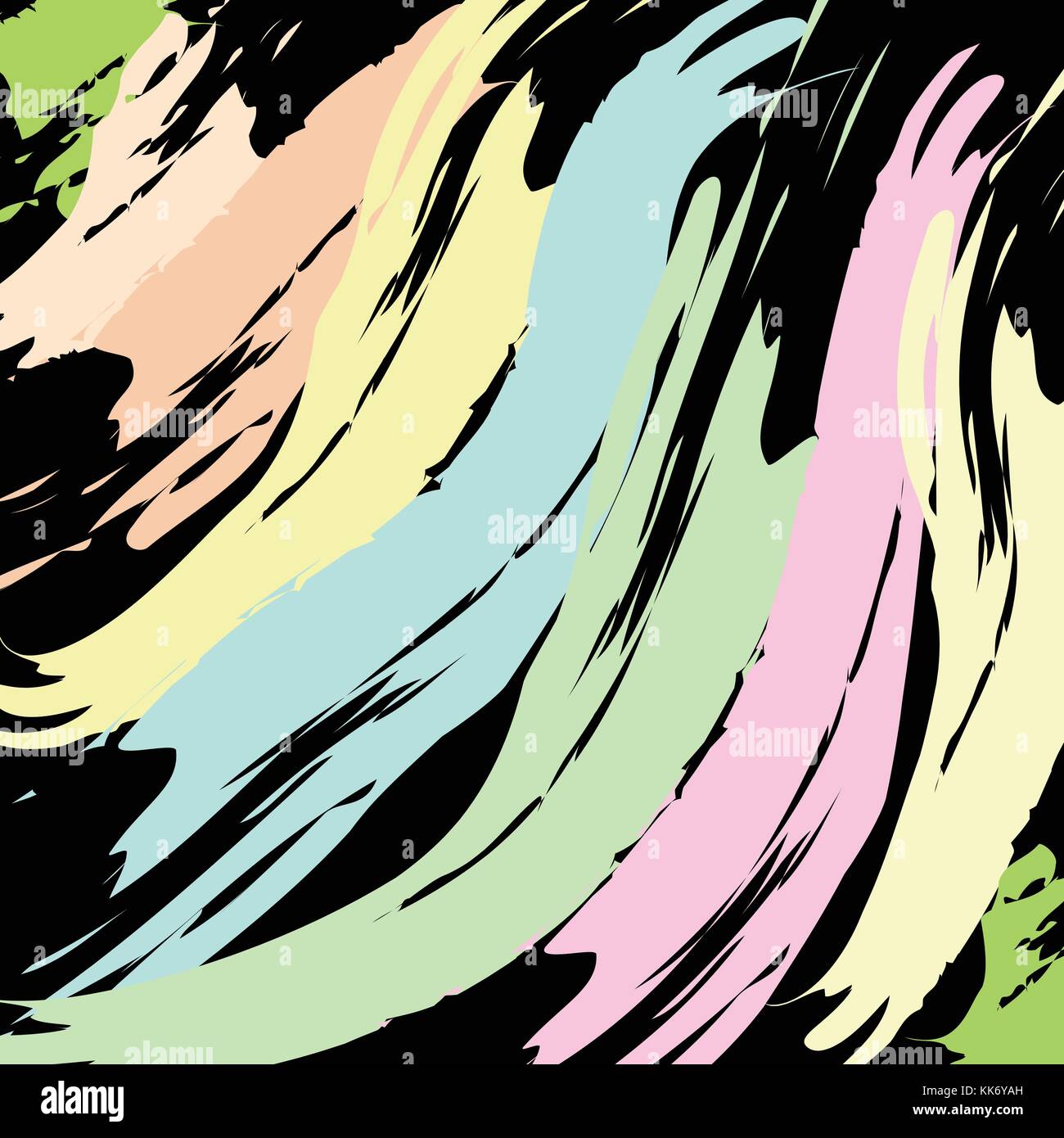 abstract background vector - multiple colors with black background ...