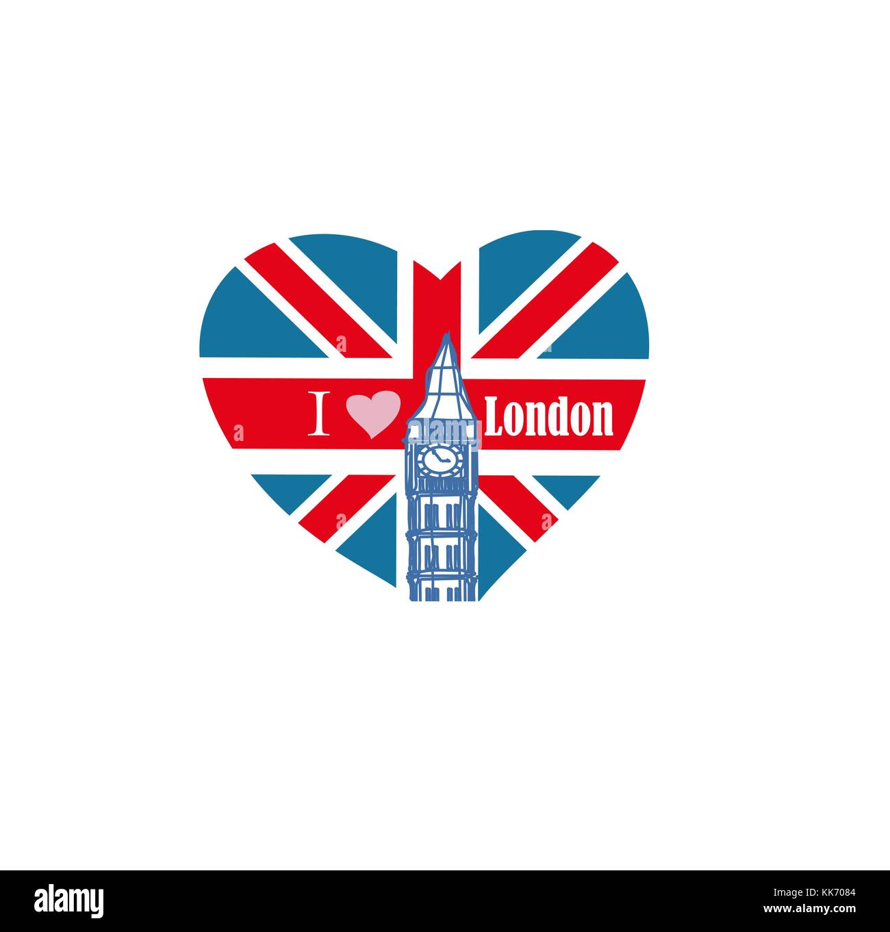 i love London - Banner Stock Vector Image & Art - Alamy