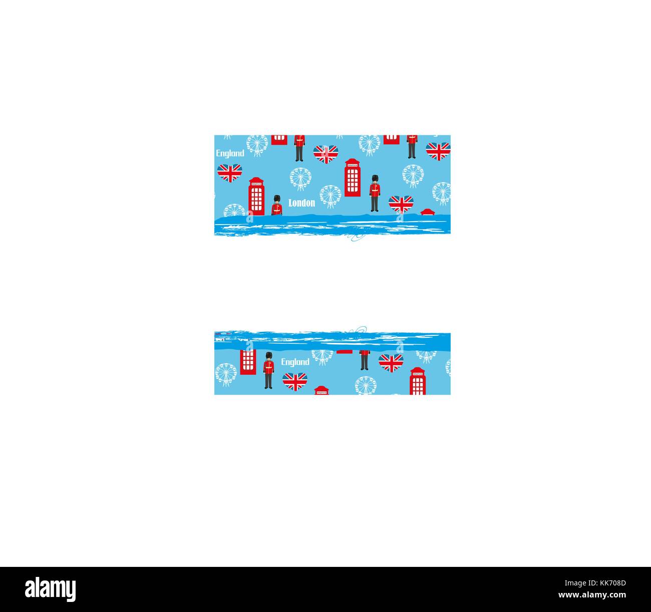 London landmarks symbols frame Stock Vector Image & Art - Alamy