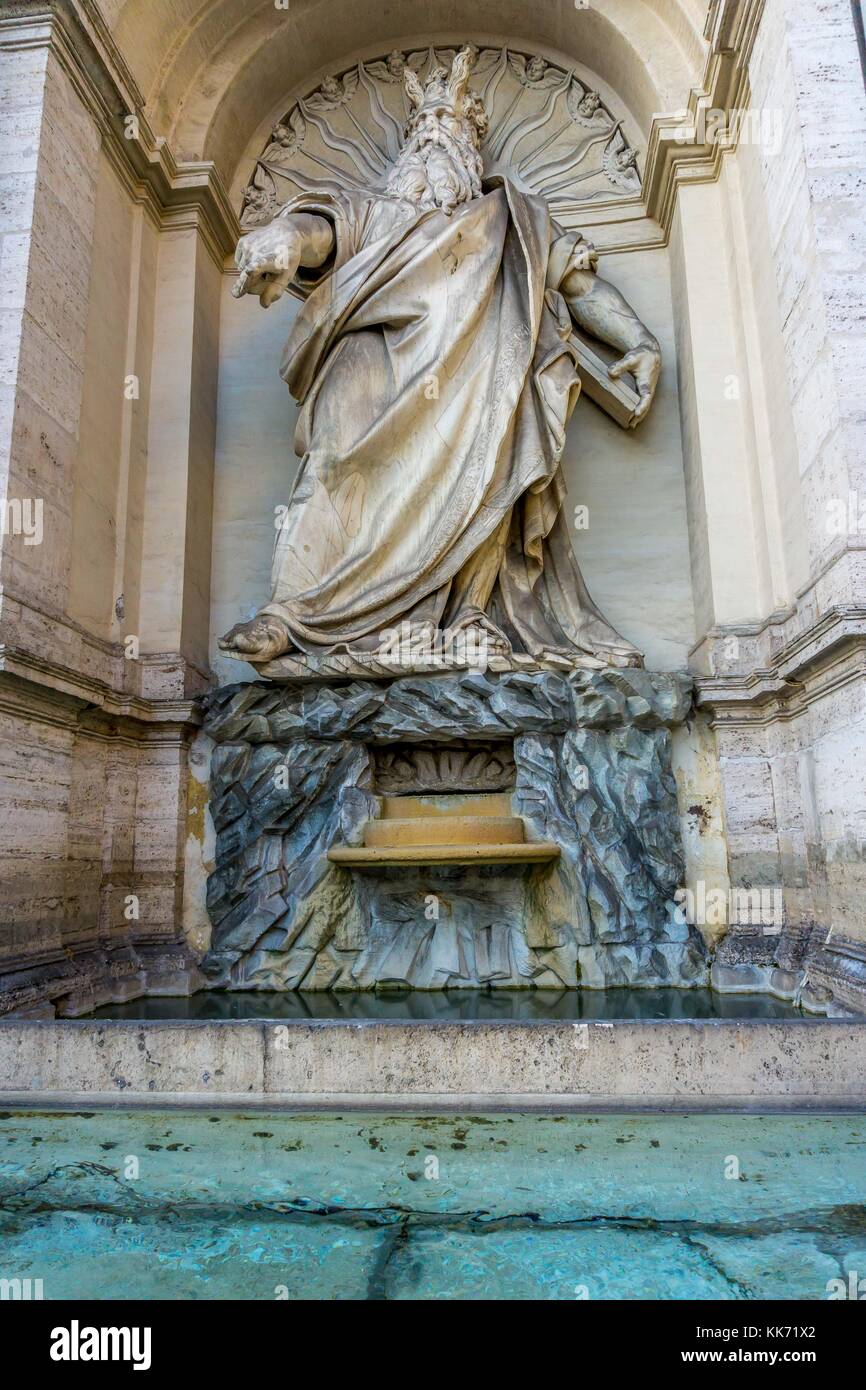 Fontana dell Acqua Felice,( the fountain of moses),Piazza di S ...