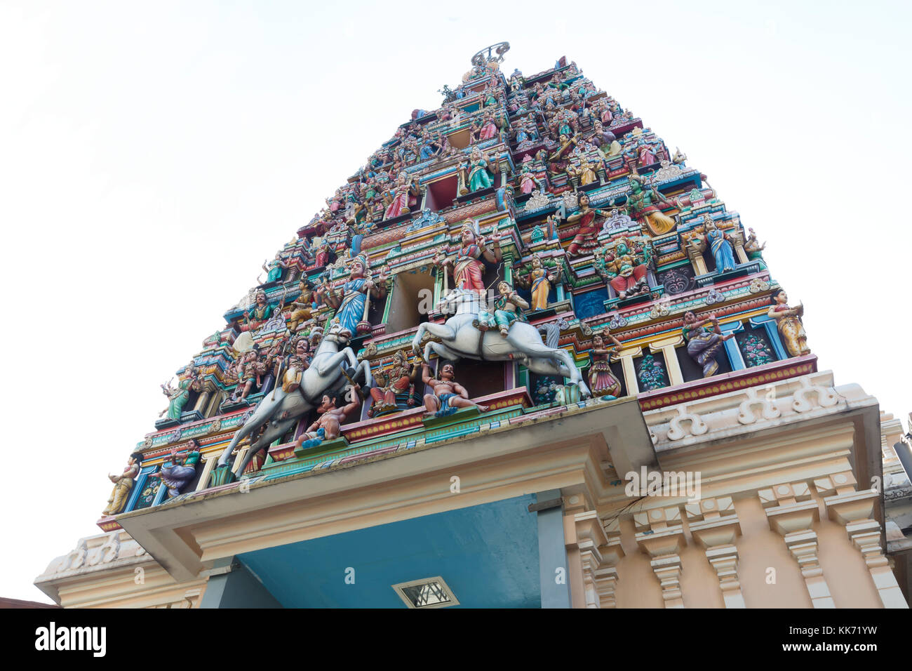 Sri Mahamariamman Hindu temple in Kuala Lumpur, Malaysia Stock Photo ...