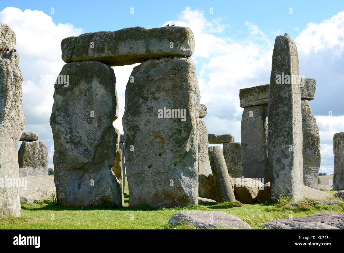 Stonehenge an ancient prehistoric stone monument near Salisbury ...