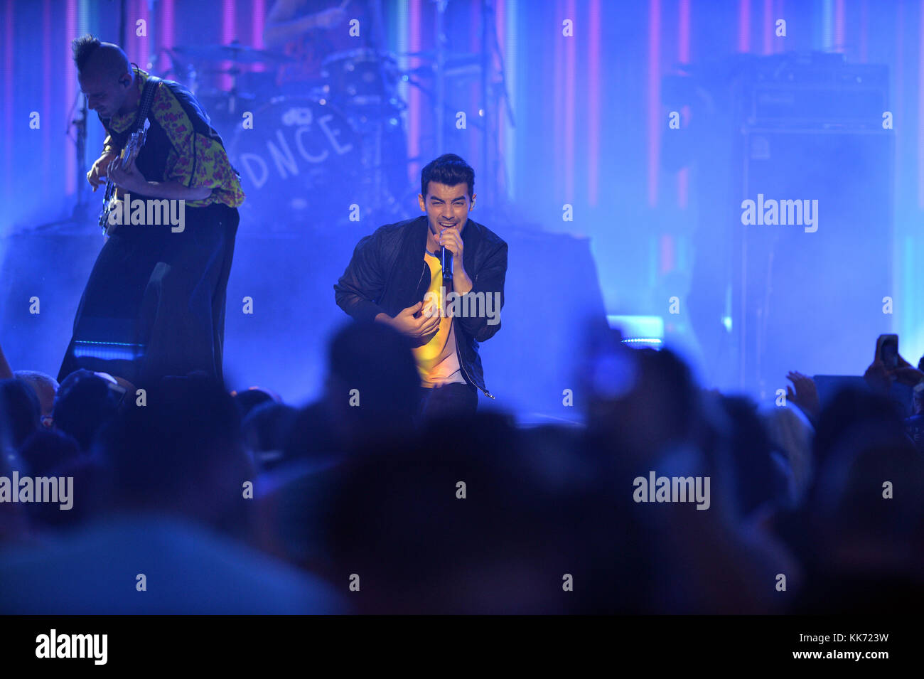 MIAMI BEACH, FL - MAY 21: Recording artist Joe Jonas of DNCE performs ...