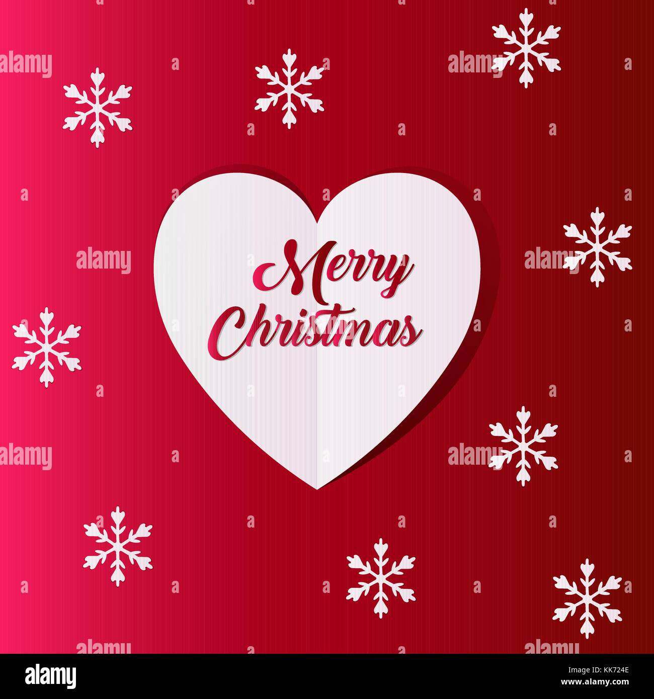 Heart shaped christmas Stock Vector Images - Alamy