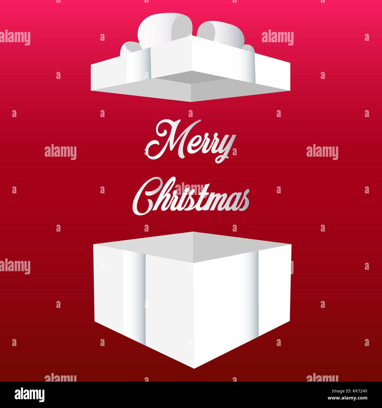 Big red box Stock Vector Images - Alamy