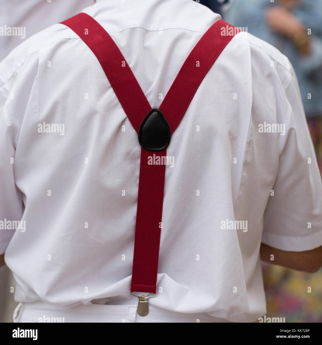 Rear view man wearing suspenders hi-res stock photography and images ... Rear view man wearing suspenders hi-res stock photography and images ...