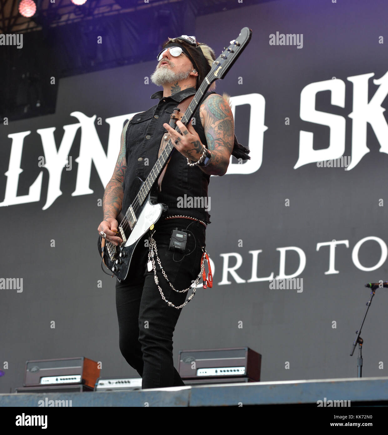 FORT LAUDERDALE, FL - APRIL 16: Johnny Colt of Lynyrd Skynyrd performs ...