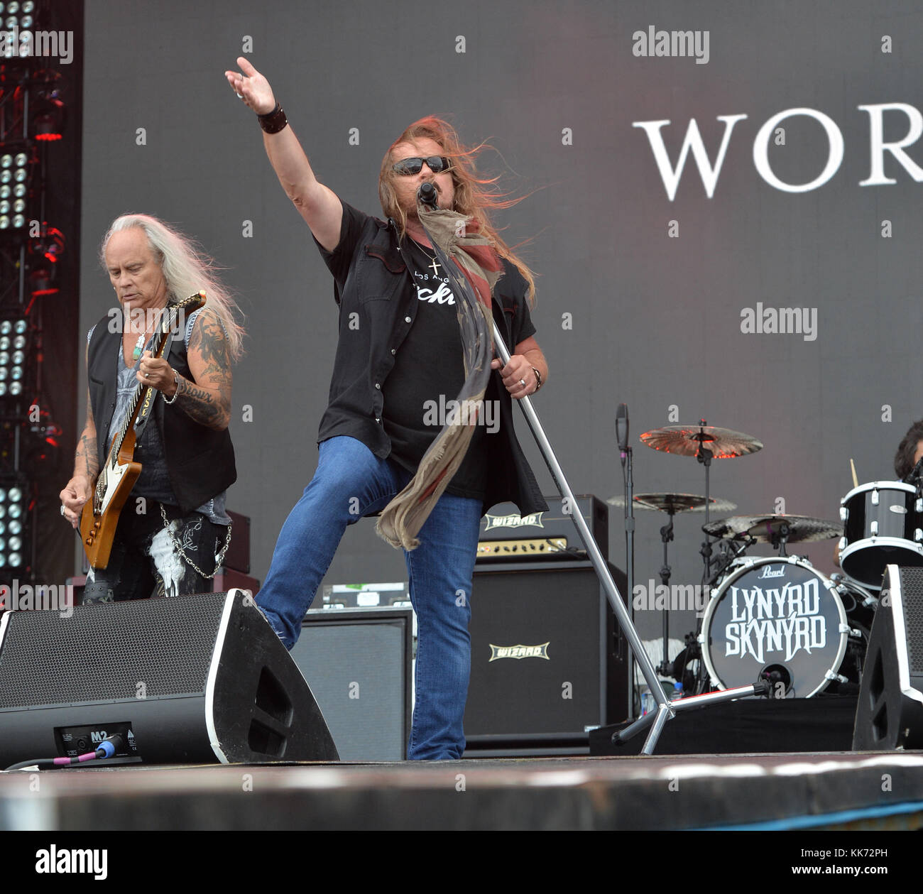 FORT LAUDERDALE, FL - APRIL 16: Johnny Van Zant of Lynyrd Skynyrd ...