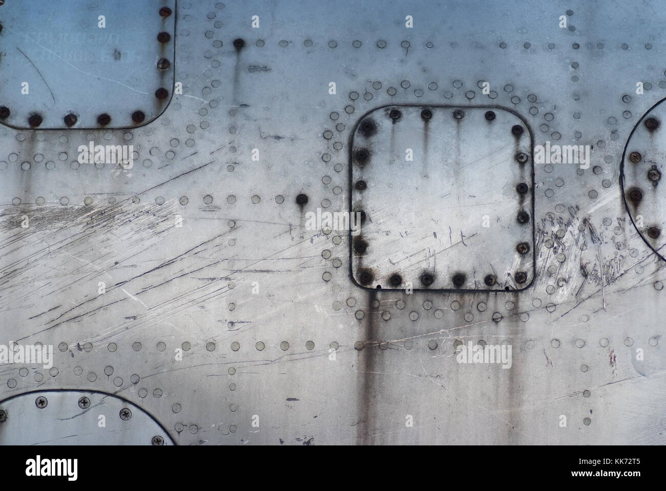 texture fuselage damaged aircraft Stock Photo - Alamy