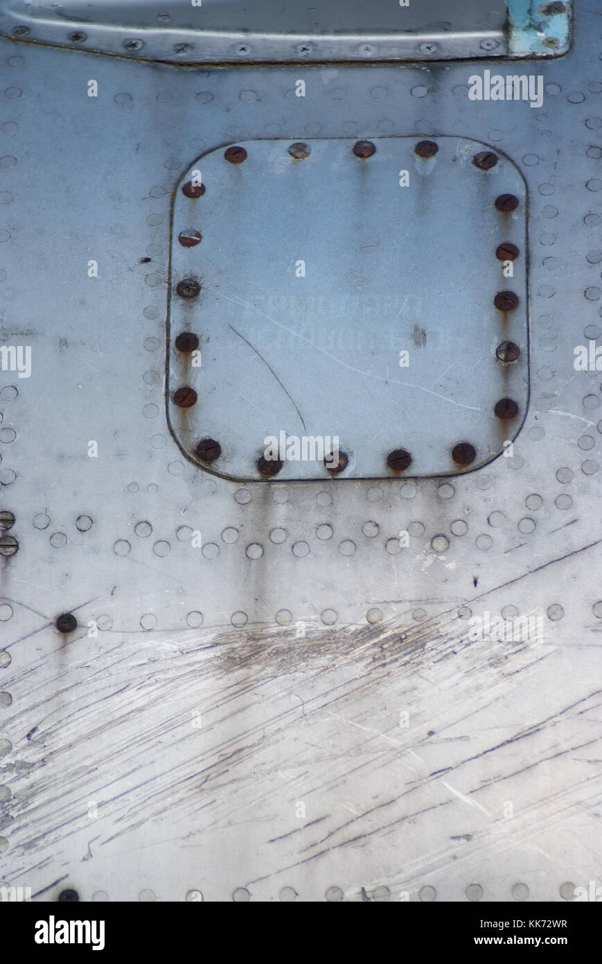 texture fuselage damaged aircraft Stock Photo - Alamy