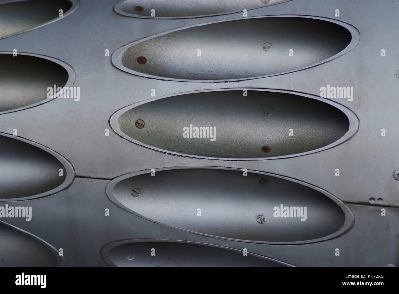 Close up of metal surface of the aircraft fuselage with hi-res stock ...