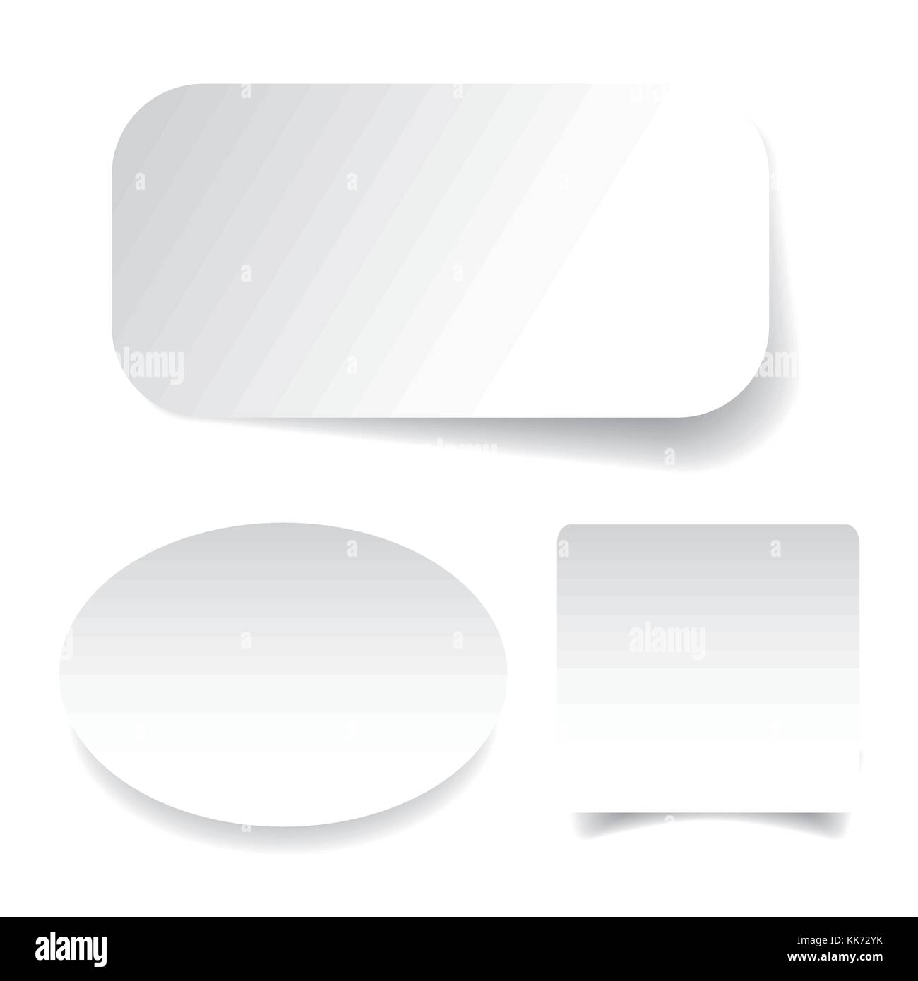 Empty label sticker set Stock Vector Image & Art - Alamy