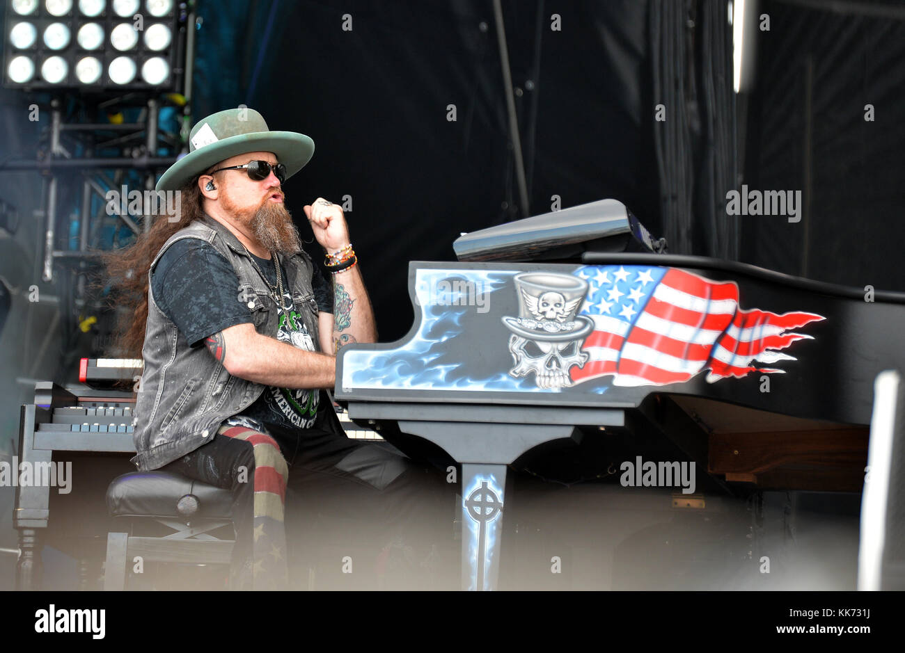 FORT LAUDERDALE, FL - APRIL 16: Peter Keys of Lynyrd Skynyrd performs ...