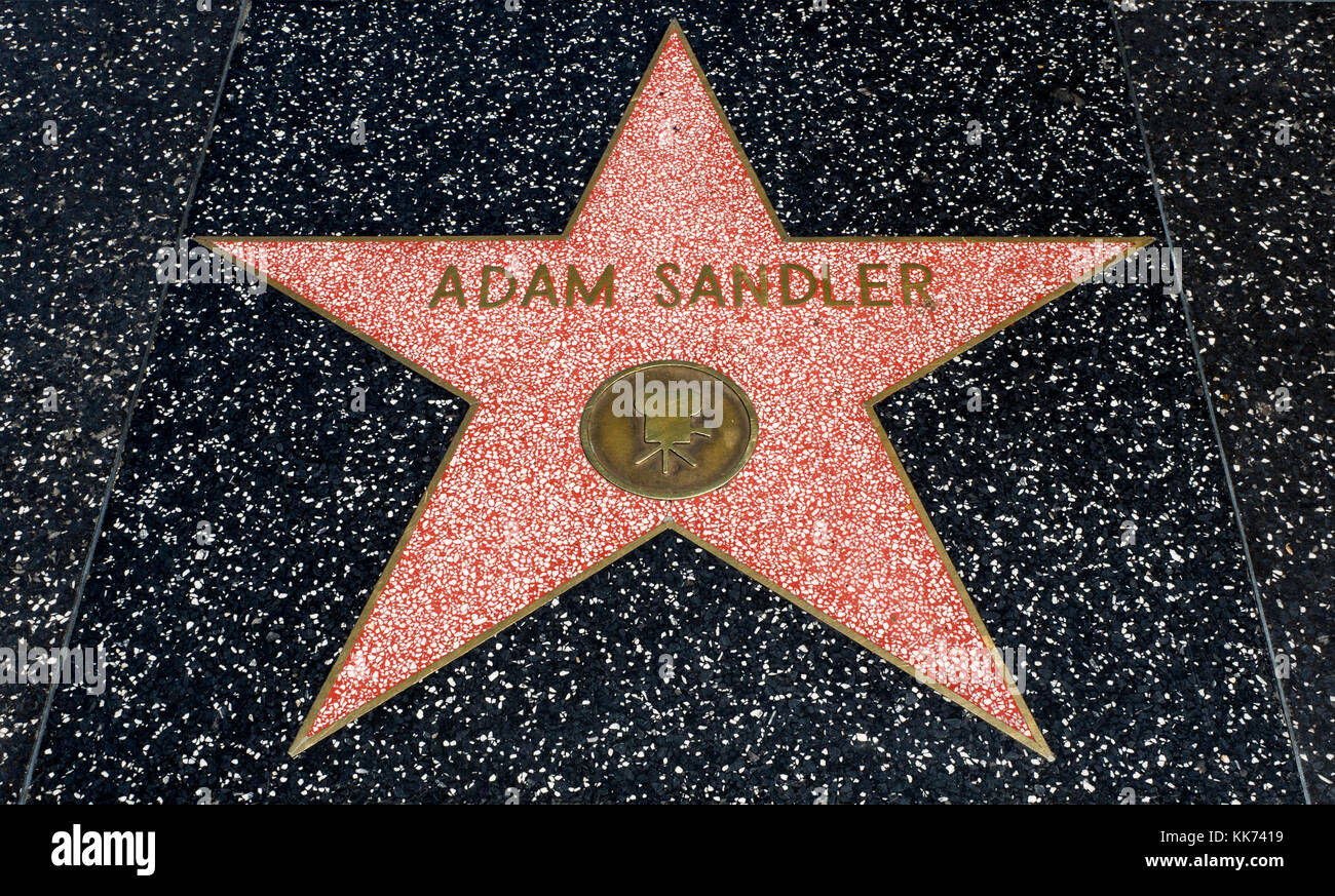 Adam Sandler's Star, Hollywood Walk of Fame - August 11th, 2017 ...