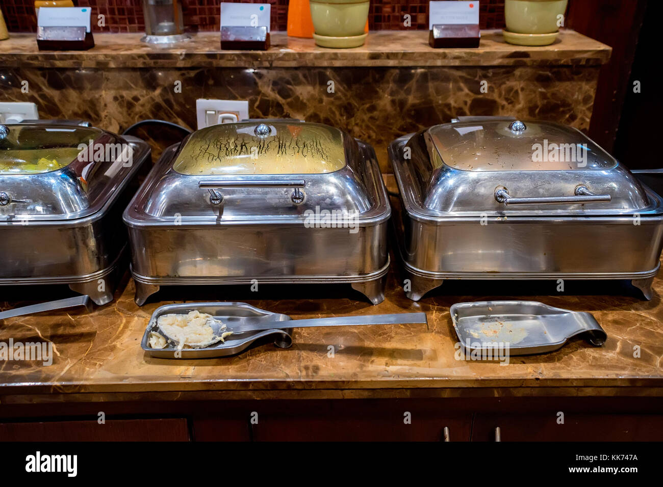 Self-service buffet breakfast in hotel Stock Photo - Alamy