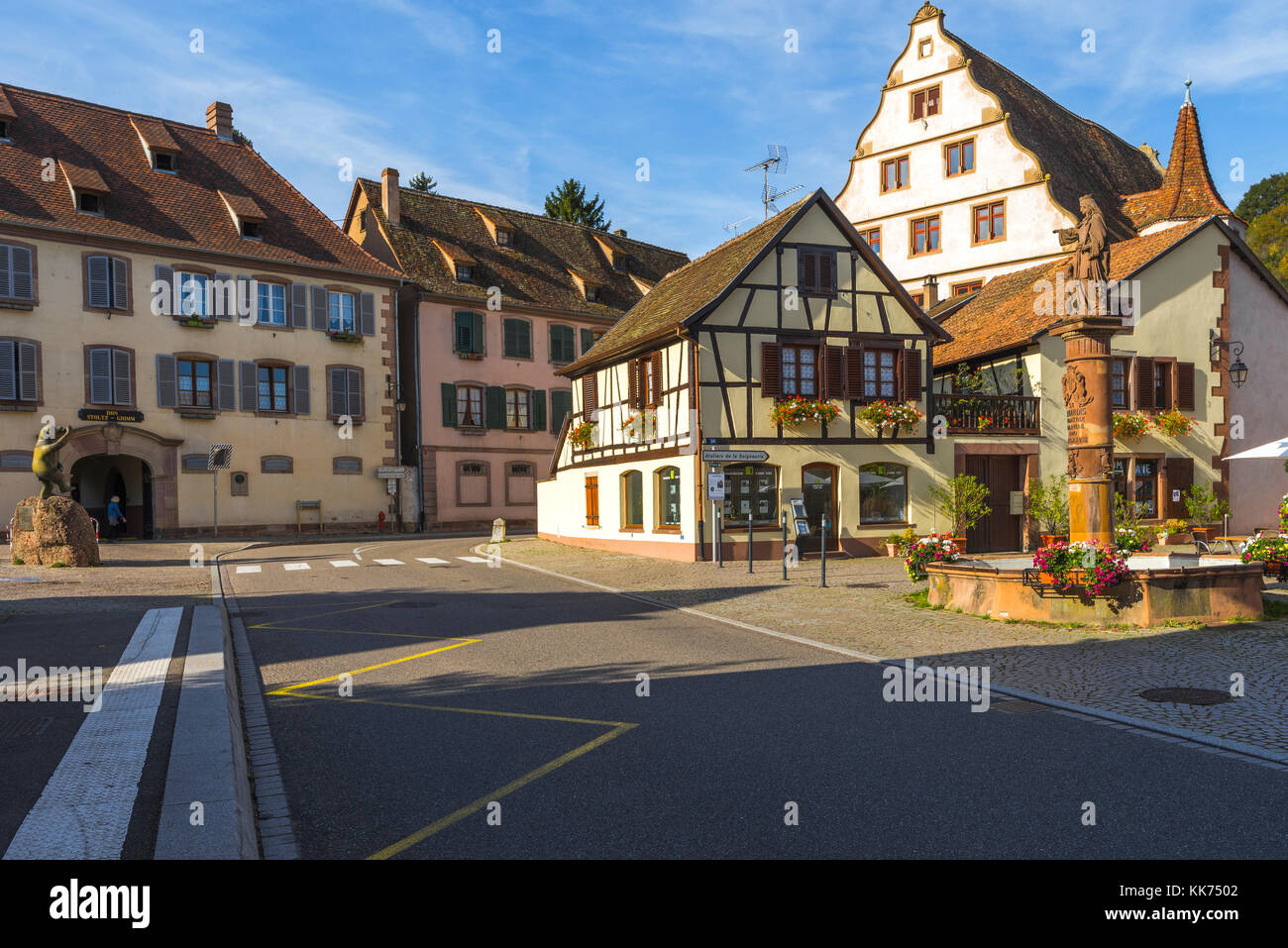 village Andlau, member of the towns and villages in bloom competition ...