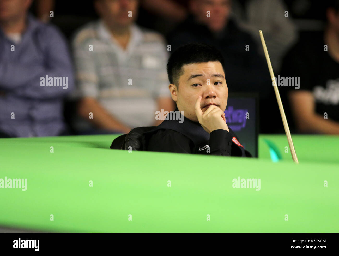Ding Junhui on day one of the 2017 Betway UK Champions at the York ...
