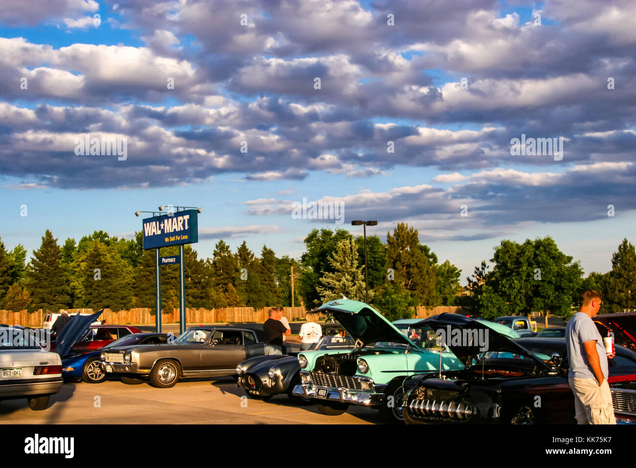 DENVER, USA - JUNE 19, 2008: Classic car at Burger King Classic Car ...