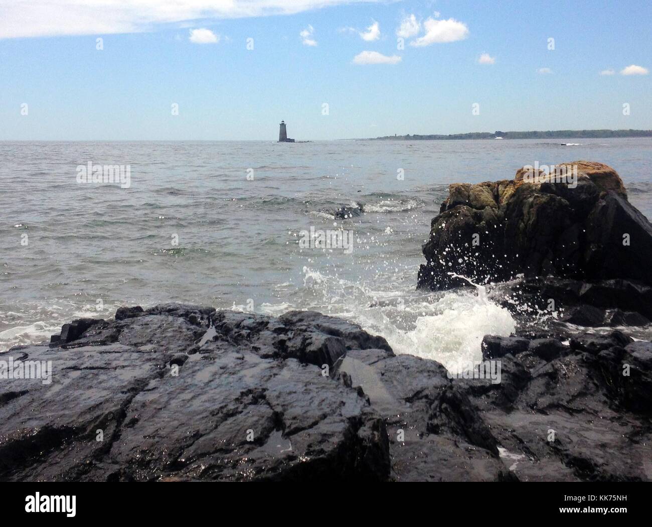 Whaleback lighthouse hi-res stock photography and images - Alamy
