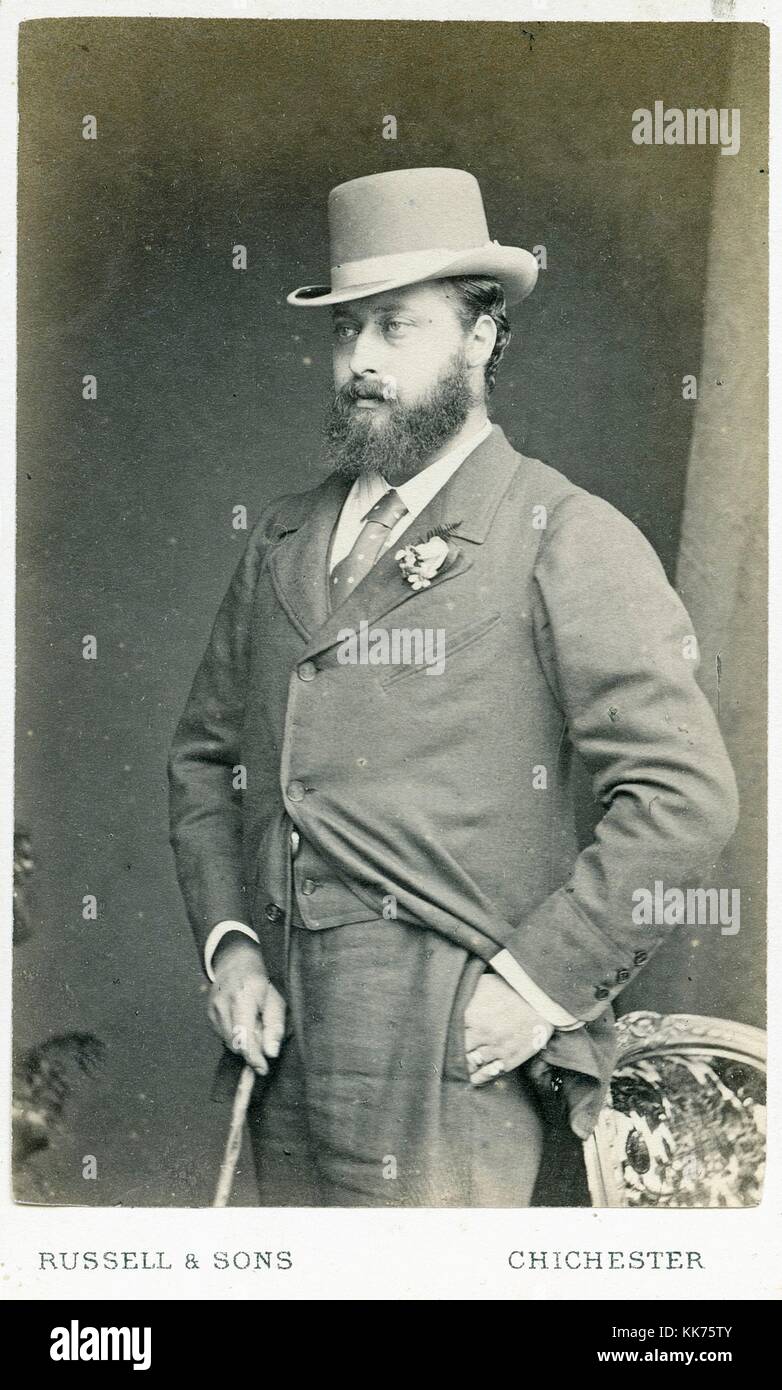 King Edward VII, ca 1870, by James Russell & Sons Stock Photo - Alamy