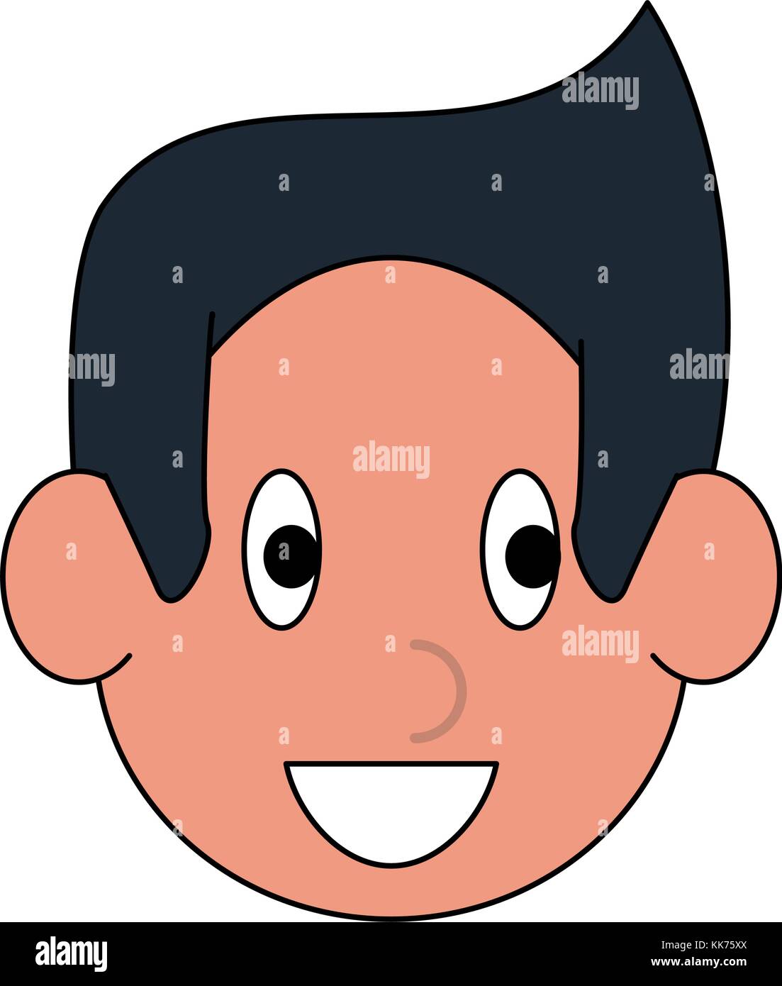 Man face cartoon Stock Vector Image & Art - Alamy
