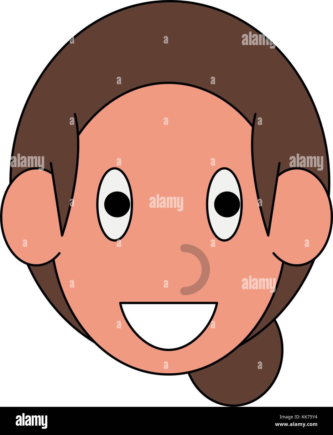 Woman face cartoon Stock Vector Image & Art - Alamy