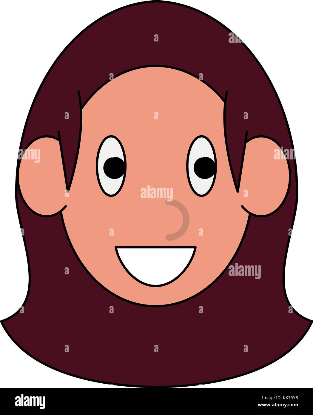Woman face cartoon Stock Vector Image & Art - Alamy