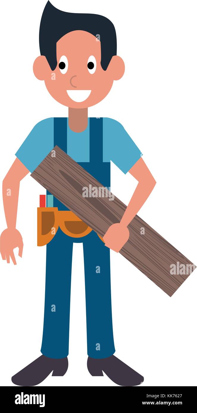 Carpenter worker avatar cartoon Stock Vector Image & Art - Alamy
