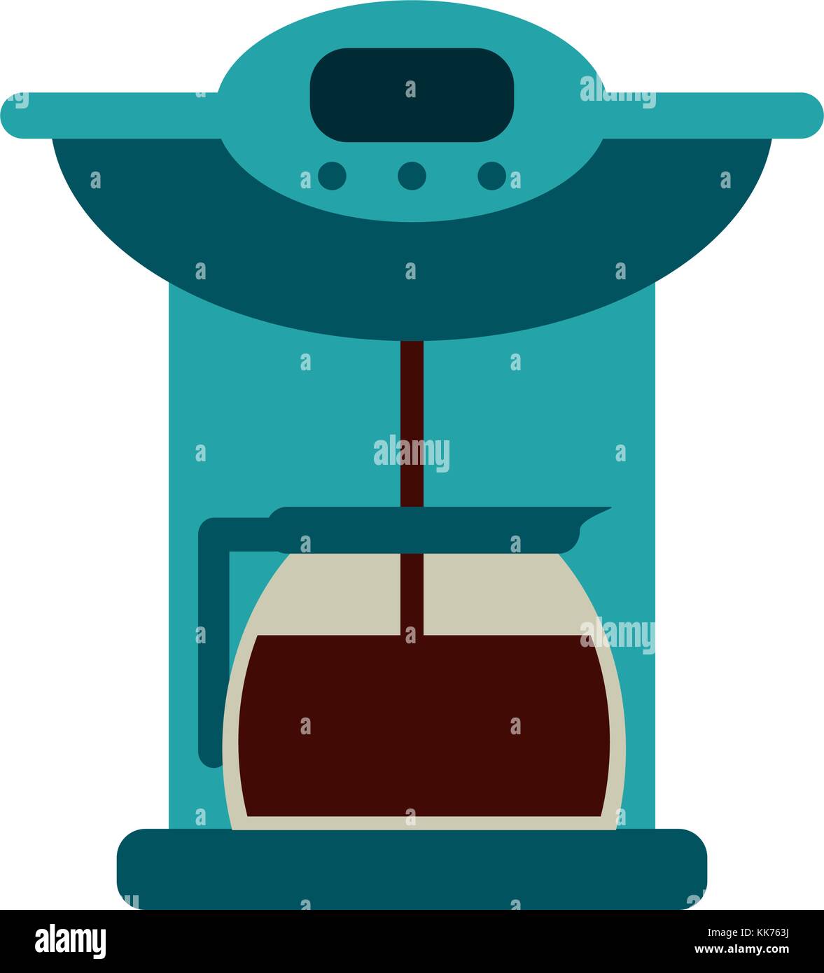 Table modern coffee machine Stock Vector Images - Alamy