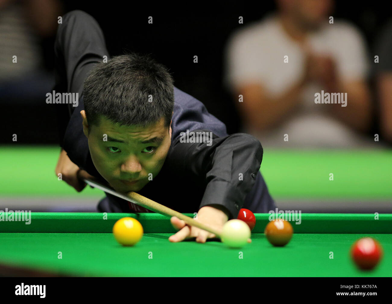 Ding Junhui on day one of the 2017 Betway UK Champions at the York ...