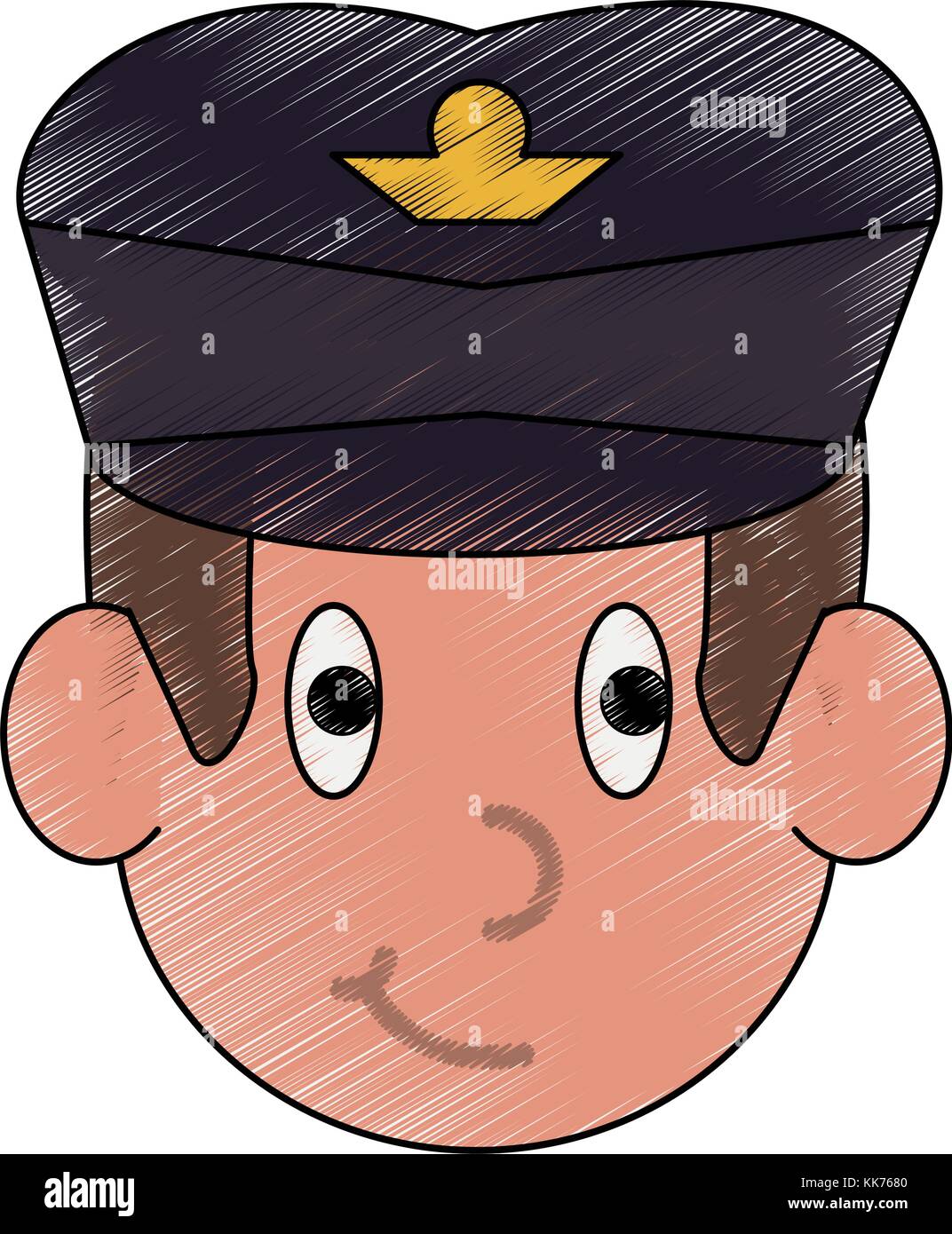 Commercial pilot avatar cartoon Stock Vector Image & Art - Alamy