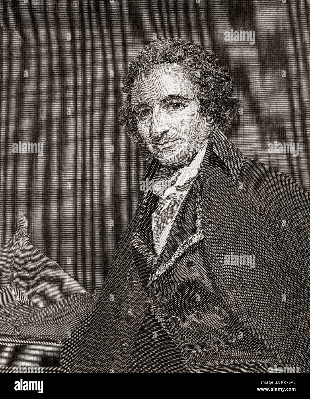 Thomas Paine,1737-1809. English-born American writer and political ...
