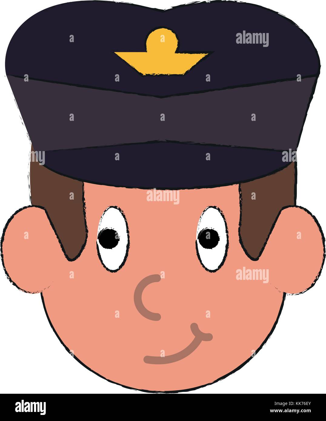 Commercial pilot avatar cartoon Stock Vector Image & Art - Alamy