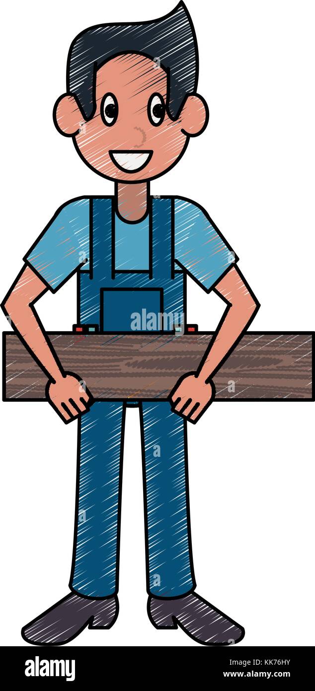 Carpenter worker avatar cartoon Stock Vector Image & Art - Alamy