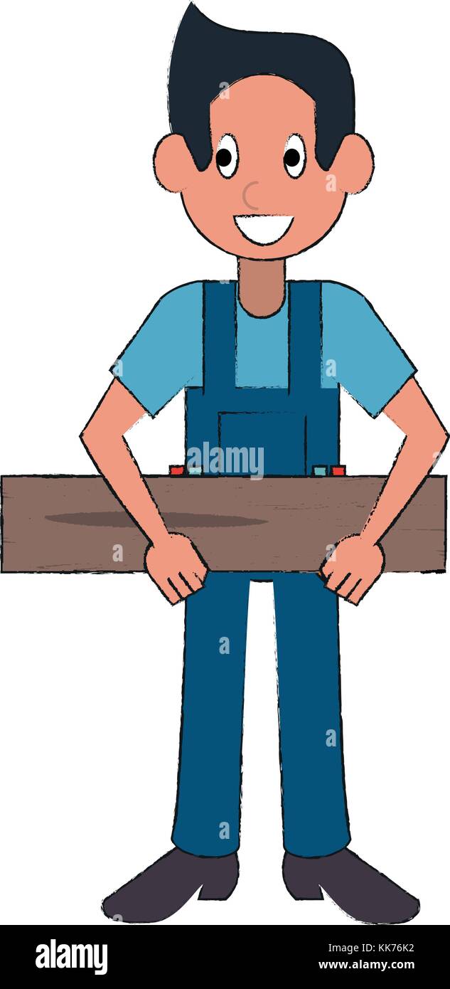 Carpenter worker avatar cartoon Stock Vector Image & Art - Alamy