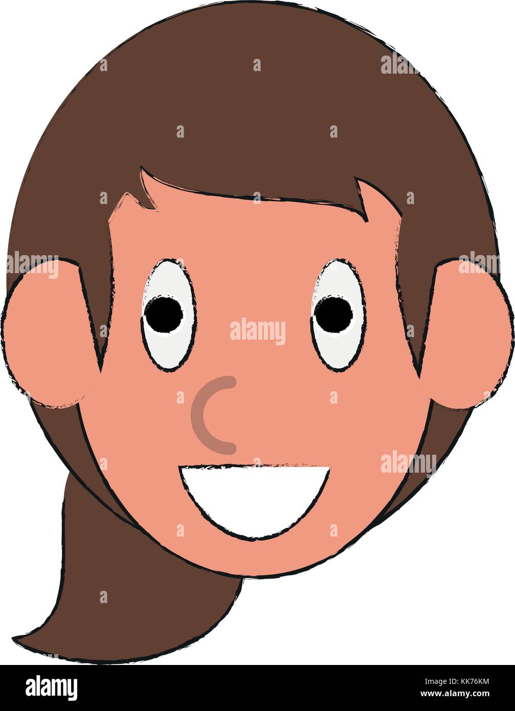 Woman face cartoon Stock Vector Image & Art - Alamy