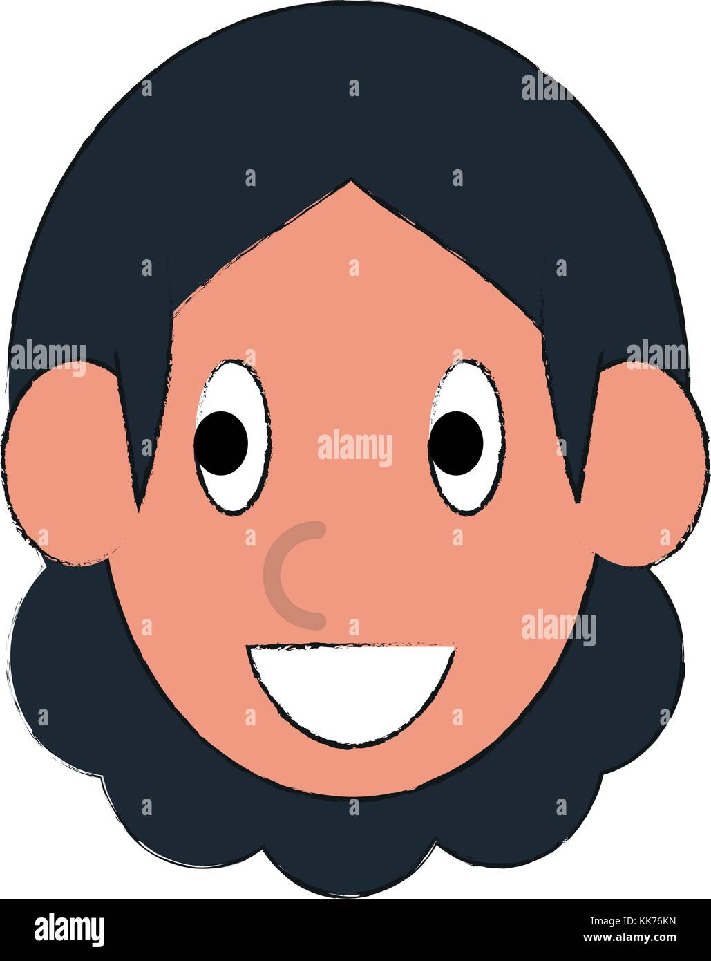 Woman face cartoon Stock Vector Image & Art - Alamy