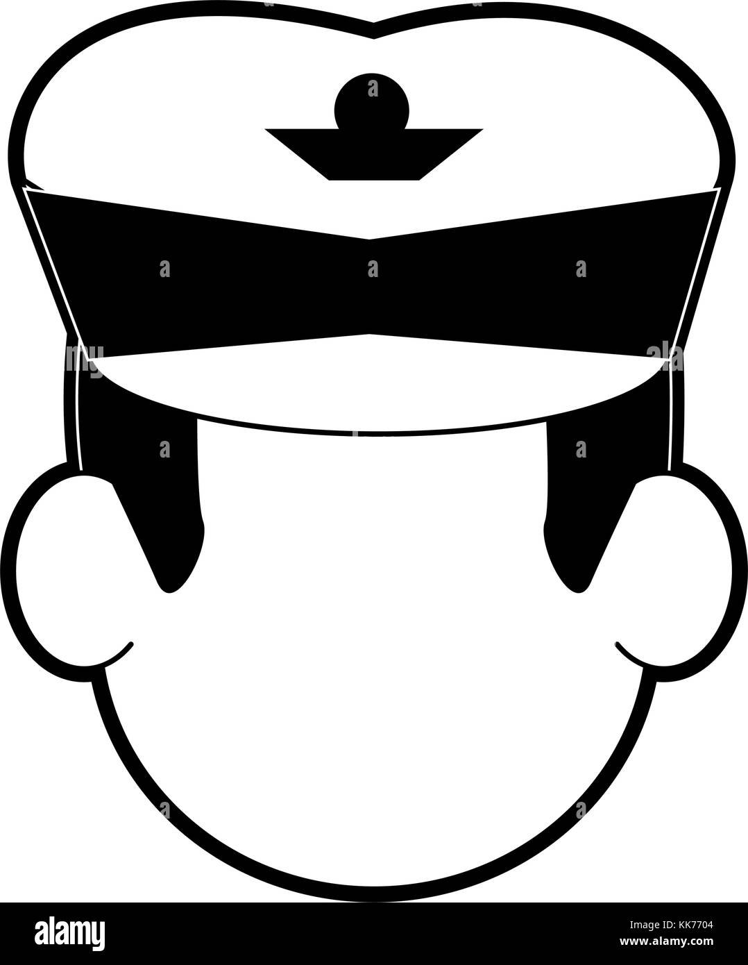 Commercial pilot avatar cartoon Stock Vector Image & Art - Alamy