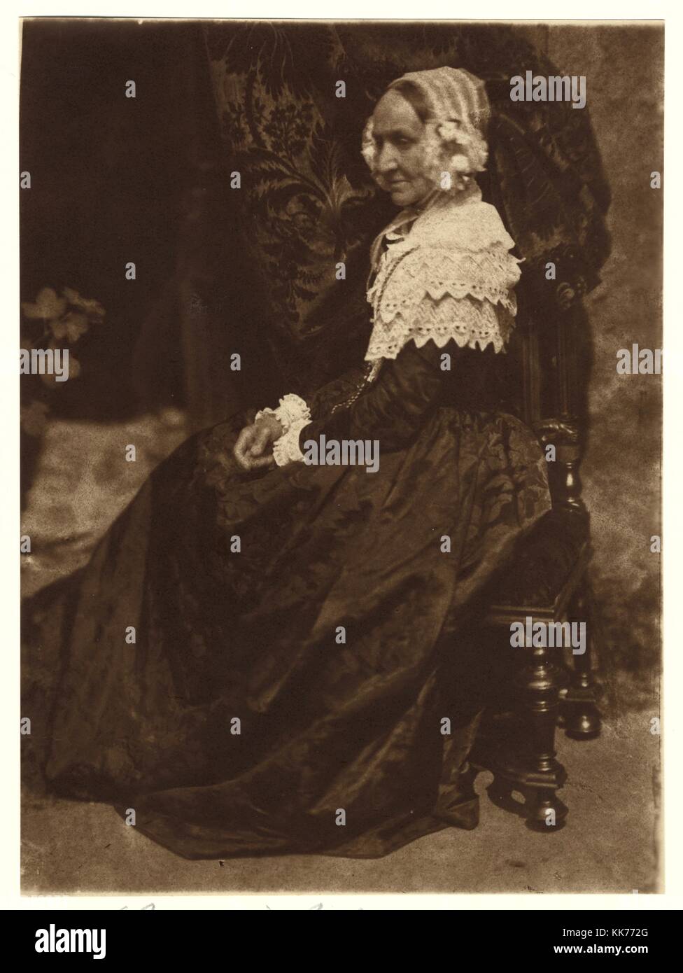 Mrs Anne Rigby, 1844 by Hill and Adamson Stock Photo - Alamy