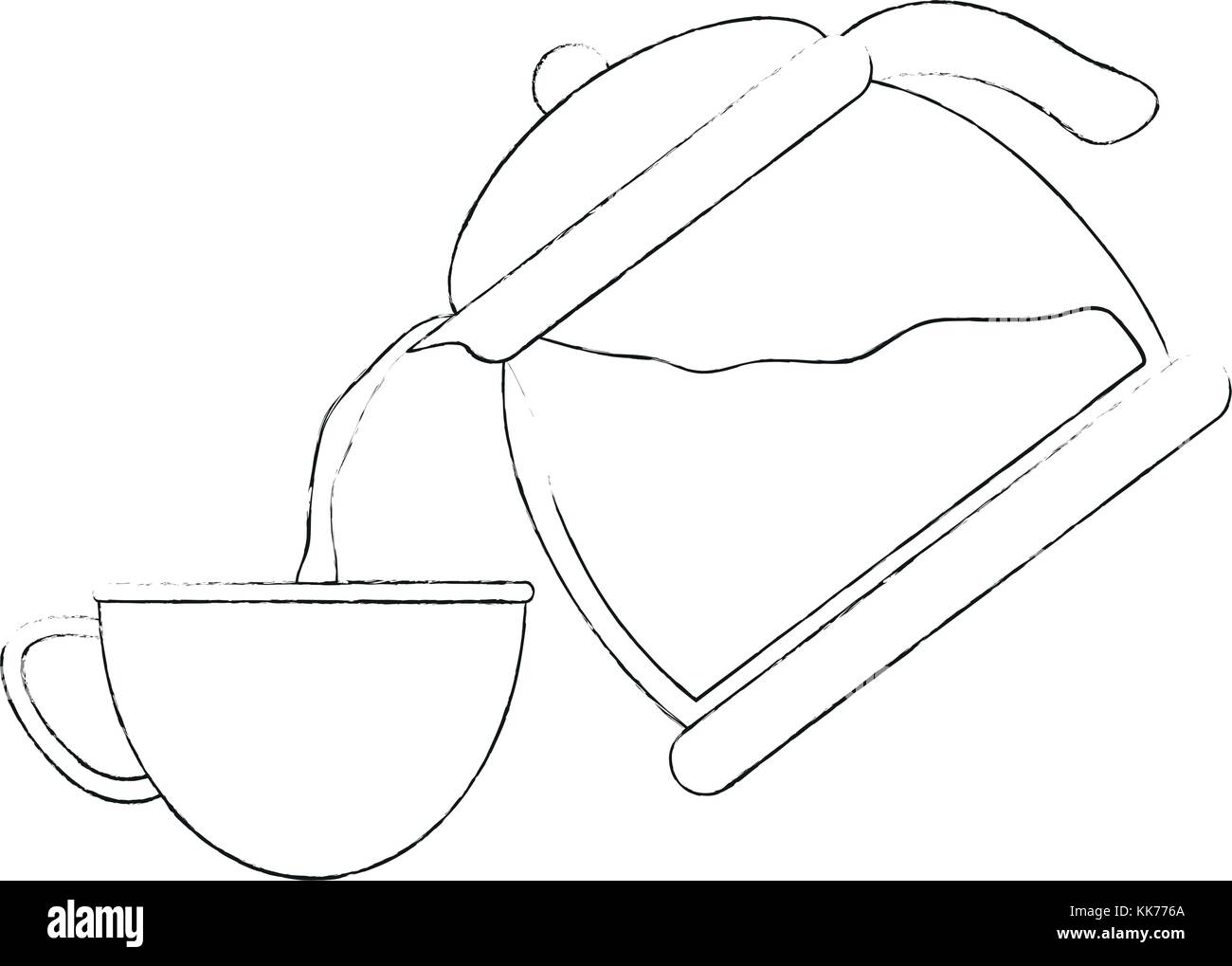 Restaurant concept empty serving Stock Vector Images - Alamy