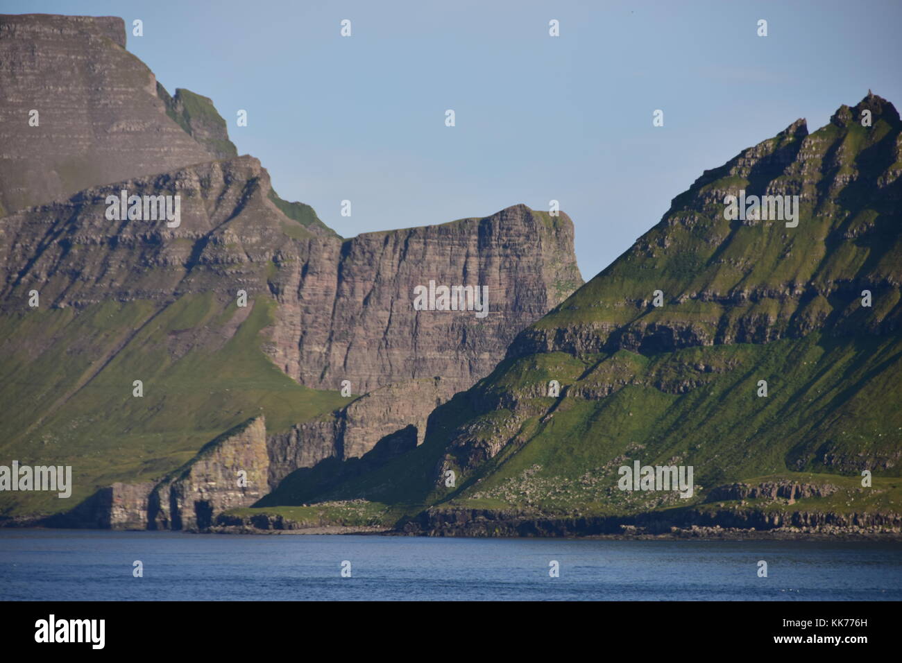 Faeroe Faroe Islands. Geology. North Atlantic Stock Photo - Alamy